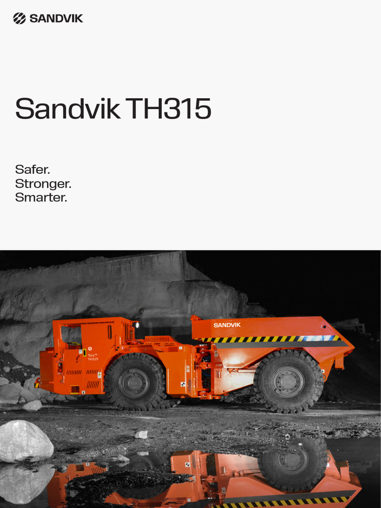 Sandvik TH315 Mining Truck Overview | PDF | Brake | Truck