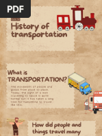 Evolution of Transportation Through Time | PDF | Transport | Public ...