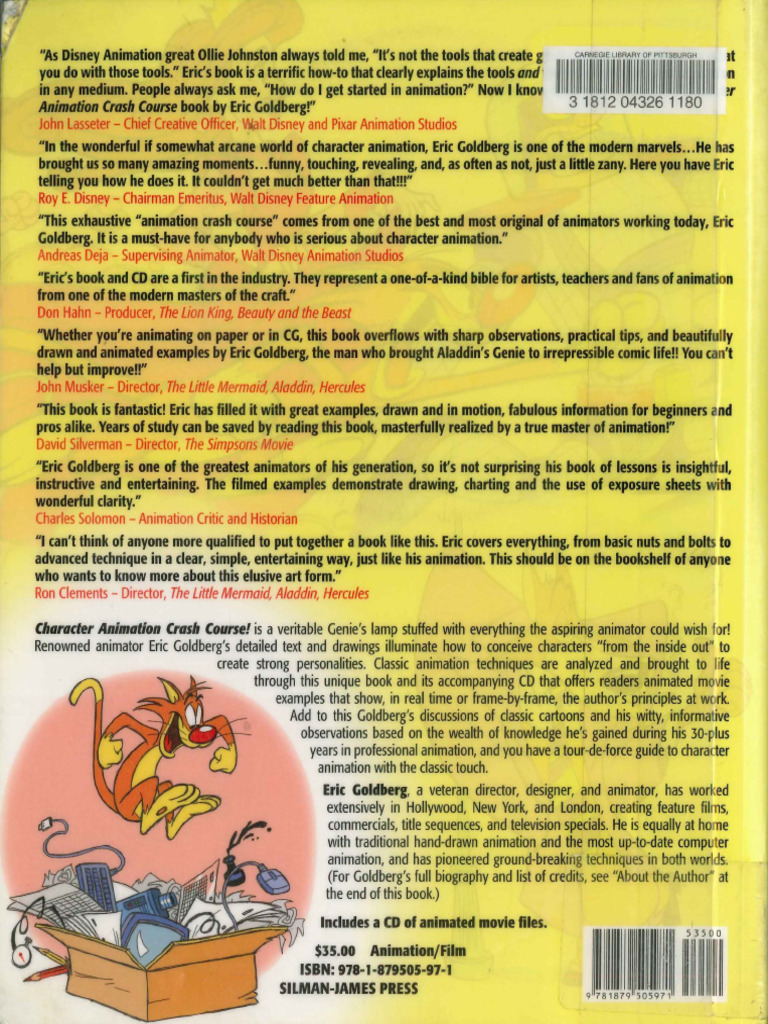 Eric Goldberg's Character Animation Guide | PDF | Walt Disney Animation ...
