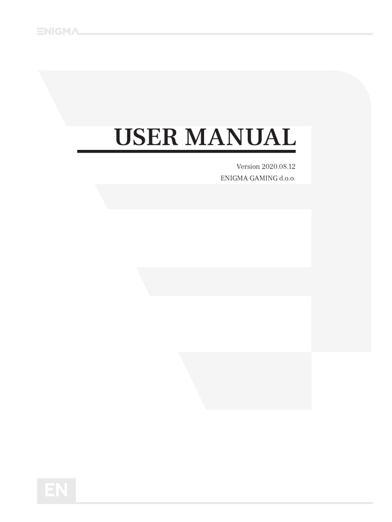 User Manual September2020 | PDF | Computer Terminal | Menu (Computing)