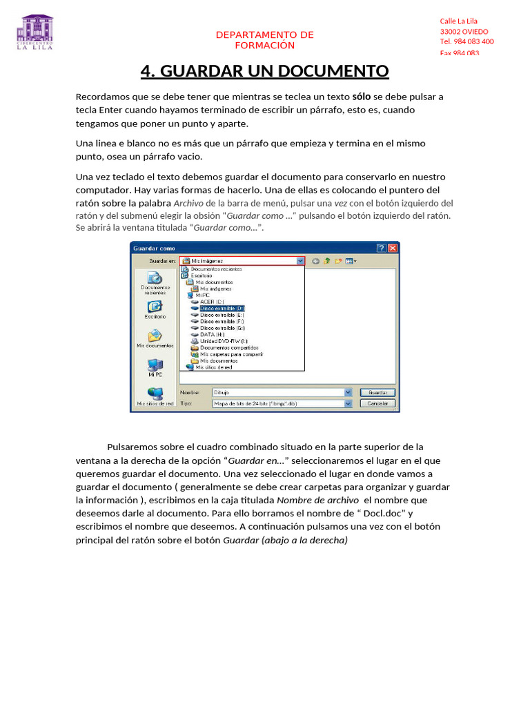 Cómo guardar un documento correctamente | PDF