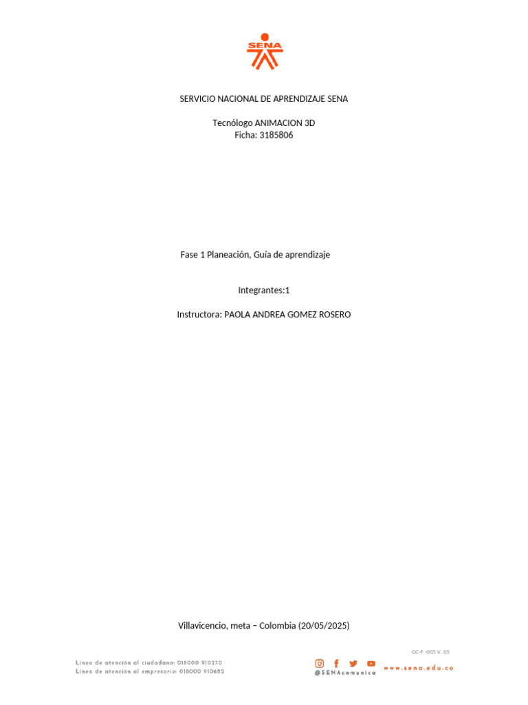 PLantilla Informe AAA3 | PDF | Gráficos de computadora 3 D | Licuadora (Software)