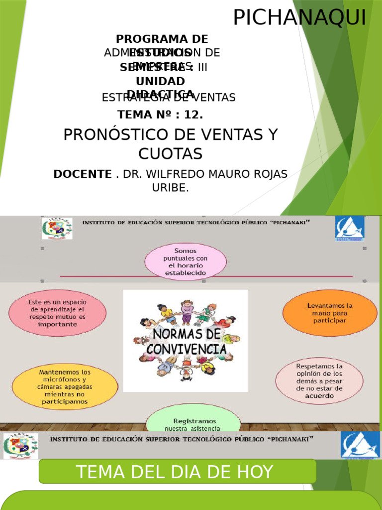 Pronostico de Cuotas y Ventas | PDF | Estadísticas | Investigación ...