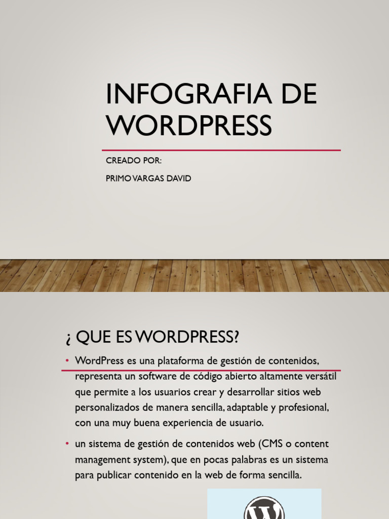 Infografia de Wordpress | PDF