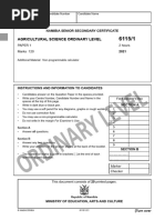 NSSCAS English Paper 1 Guidelines | PDF | Hunting