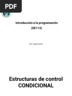 Estructuras de Decisión en Programación | PDF
