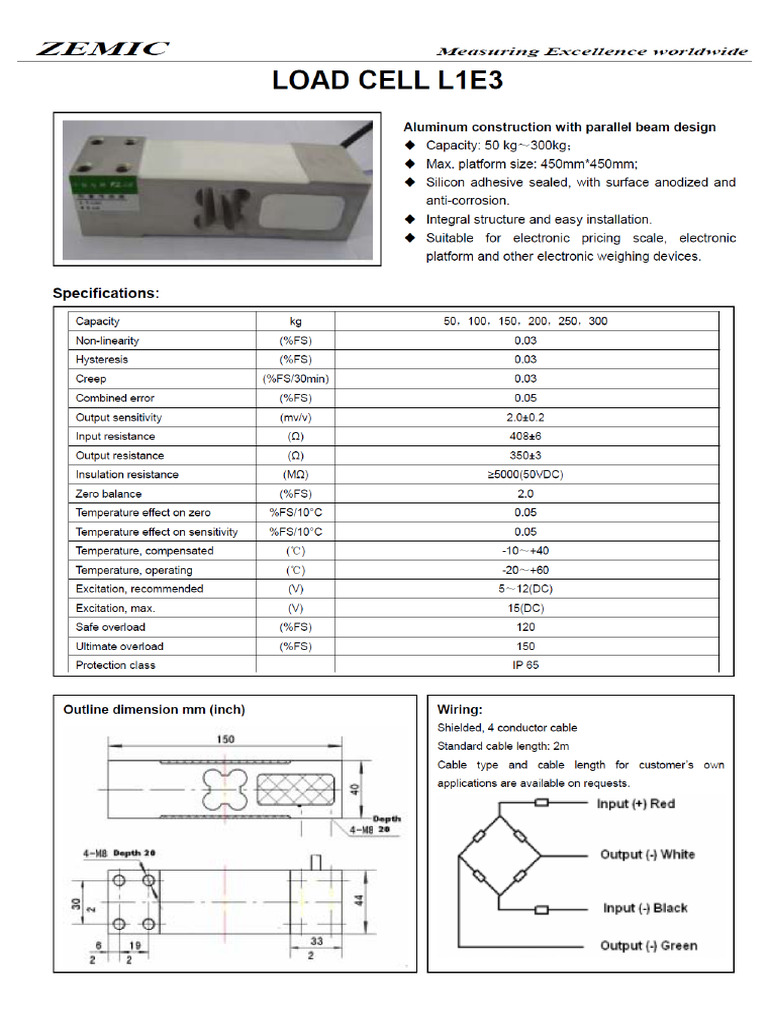 L1E3 Datasheet | PDF