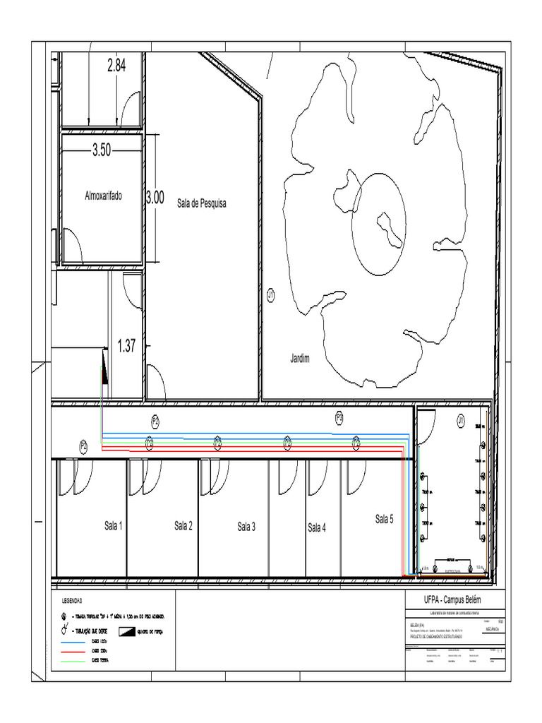Revit Planta Baixa Labmotor (2)-Planta de Piso - Nível 1-Layout2 | PDF