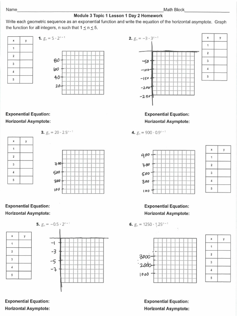 Mod 3 Topic 1 Lesson 1 Day 2 WKSH | PDF