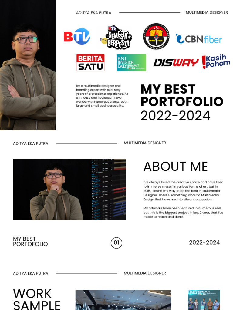 CV Aditya Eka Putra 2024 Multimedia Design | PDF