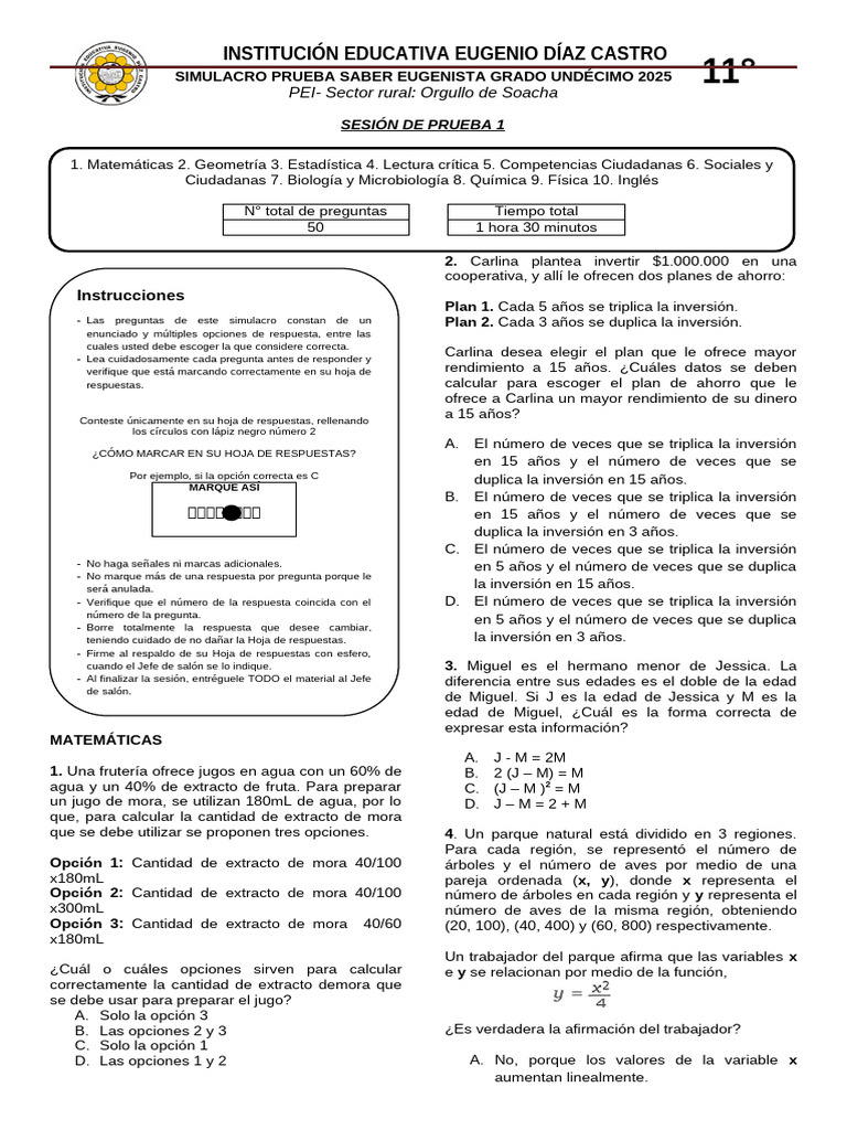 Simulacro 3 | PDF | Hidróxido de sodio | Ácido clorhídrico