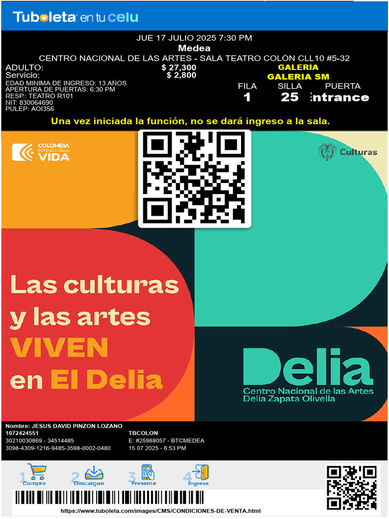 Entrada Medea Jesus David Pinzon Lozano | PDF