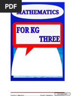 Mathematics KG 3 | PDF | Textbook | Mathematics