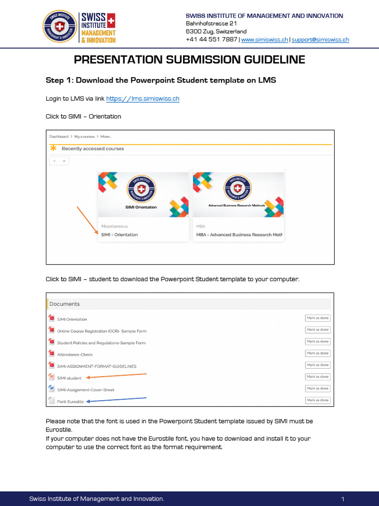 Presentation Submission Guidelines SIMI | PDF | Microsoft Power Point ...