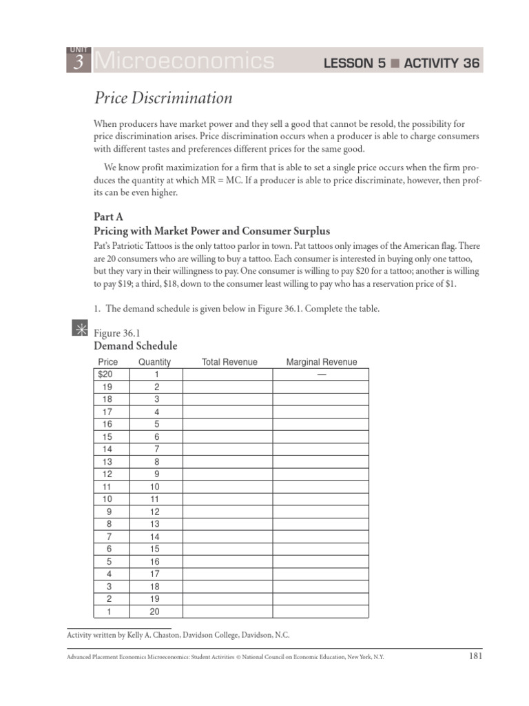 Annotated Price Discrimination | PDF | Price Discrimination ...