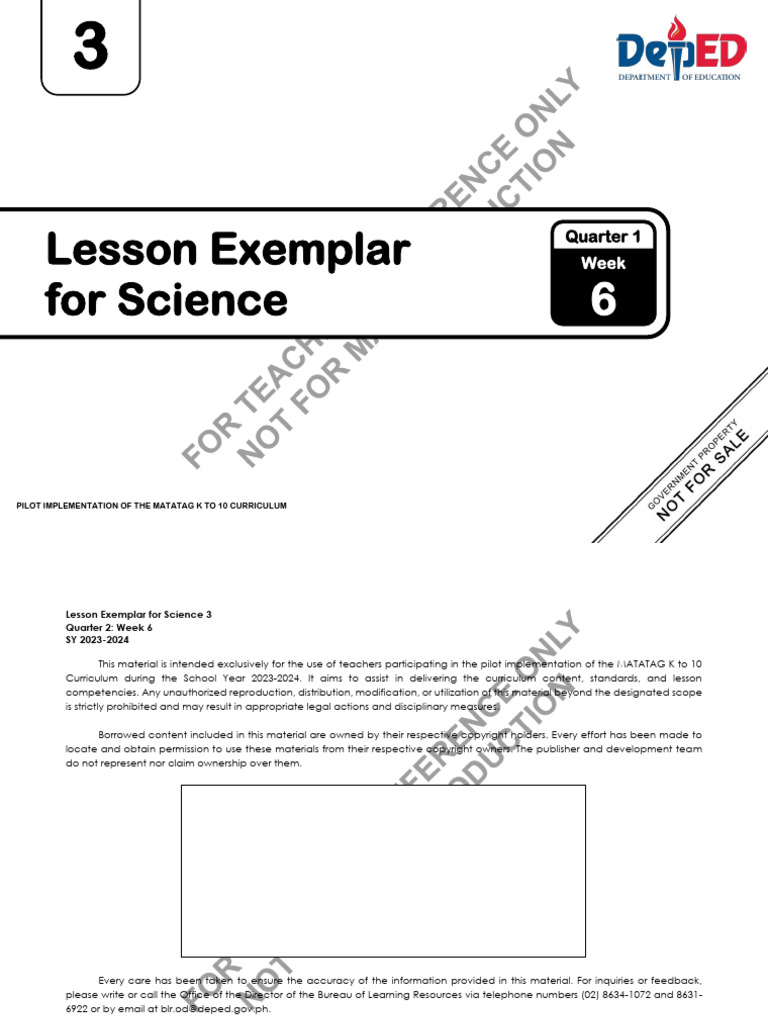 Science 3: Waste Management Lesson 6 | PDF | Waste | Recycling