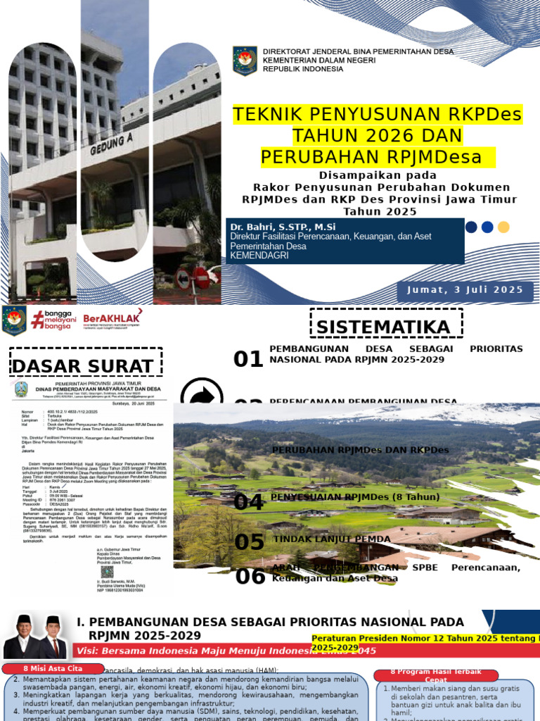 Penyusunan RKPDes 2026 dan RPJMDes | PDF