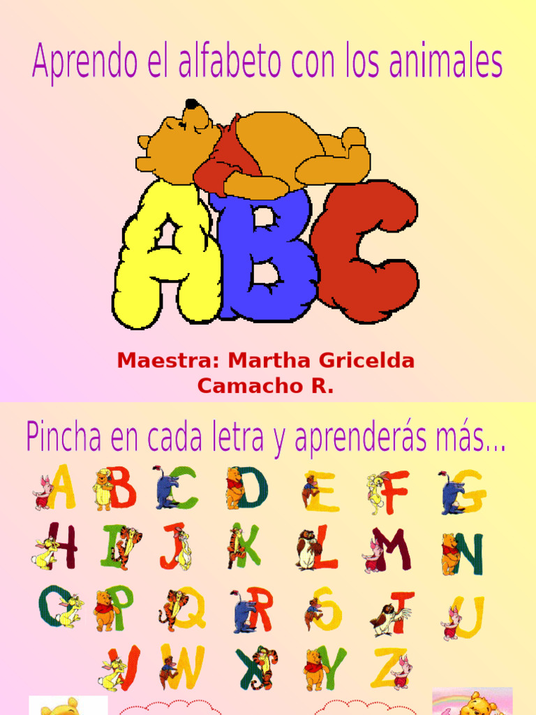 Abecedario Wini Poo | PDF