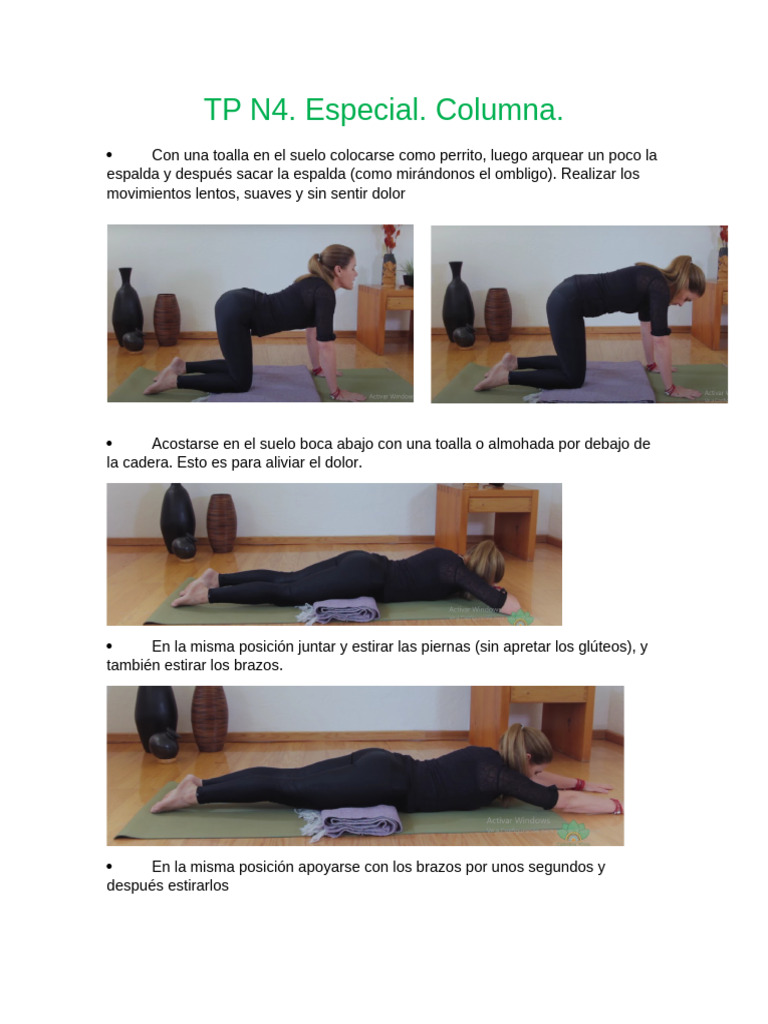 TP N4. Especial. Columna | PDF