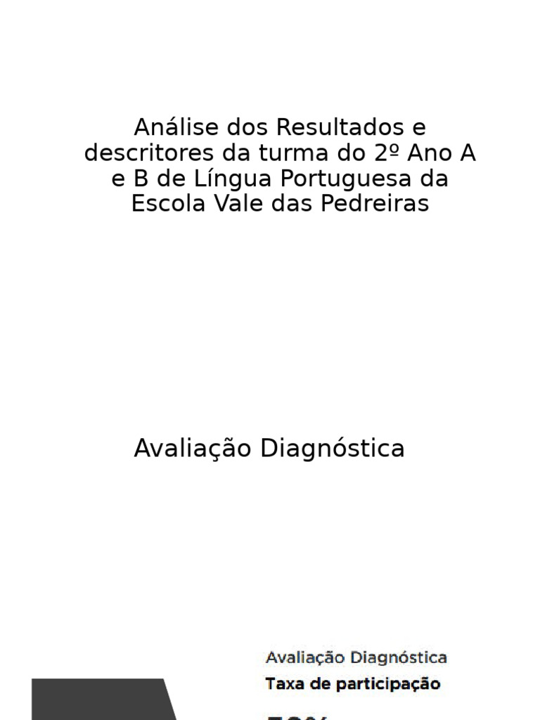 Análise Dos Descritores - LP - 2 - Ano | PDF