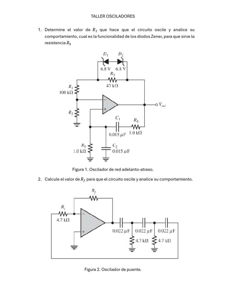 Taller Osciladores | PDF
