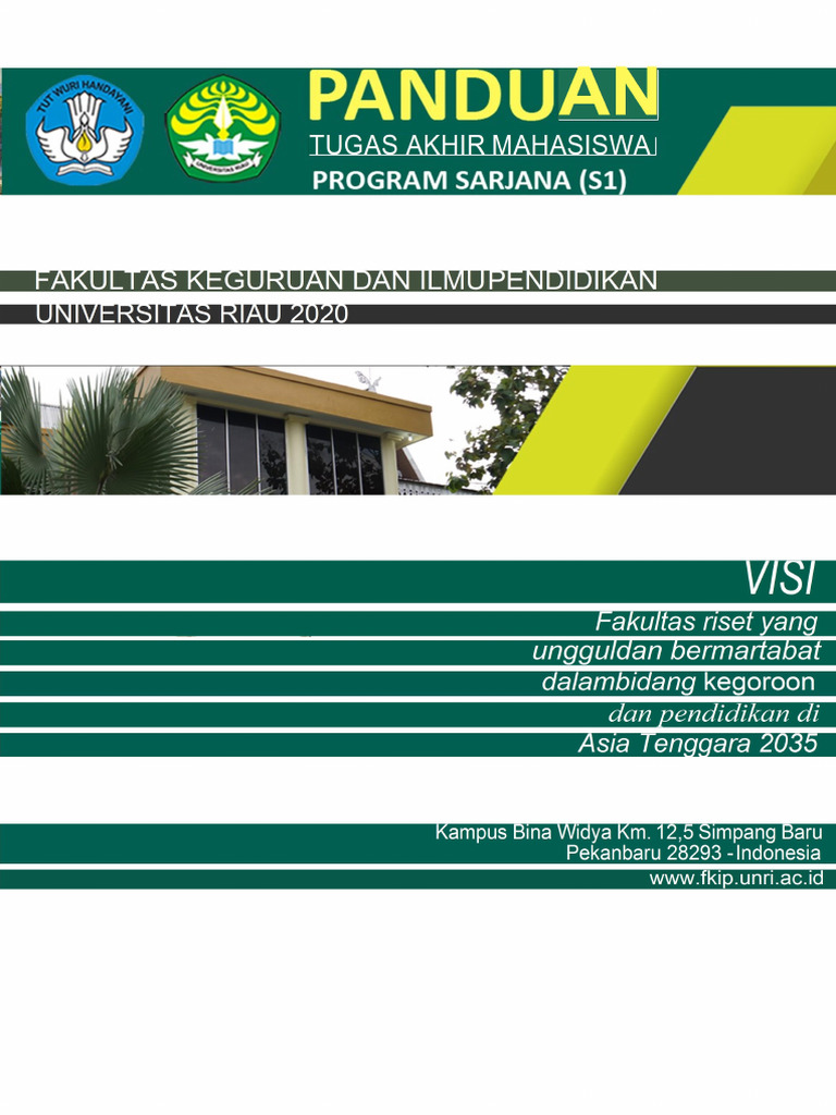 Panduan Tugas Akhir S1 FKIP Unri | PDF | Bisnis