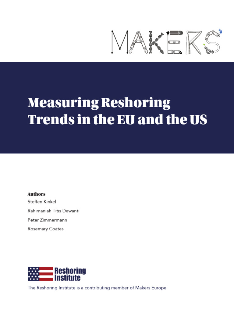 Measuring Reshoring in The EU | PDF | Offshoring | Outsourcing
