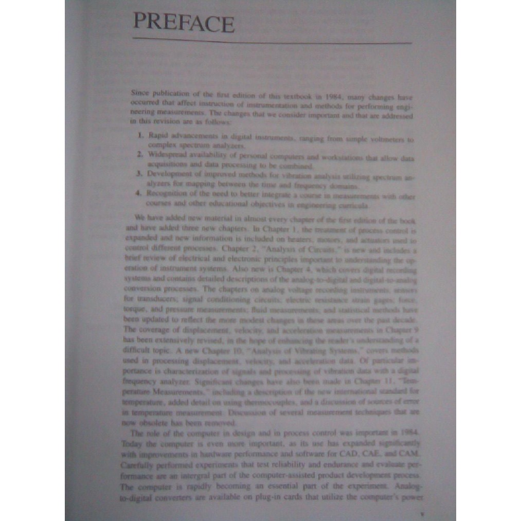 Instrumentation For Engineering Measurements | PDF