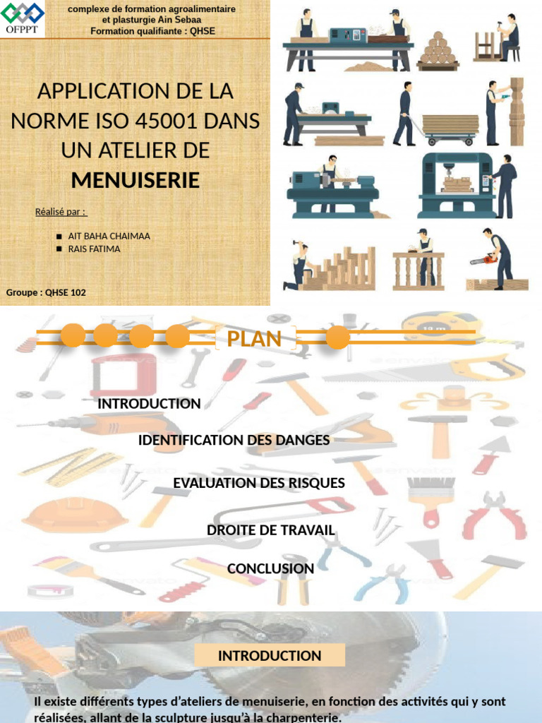 ISO 45001 en Menuiserie : Évaluation des Risques | PDF | Bruit | Risque