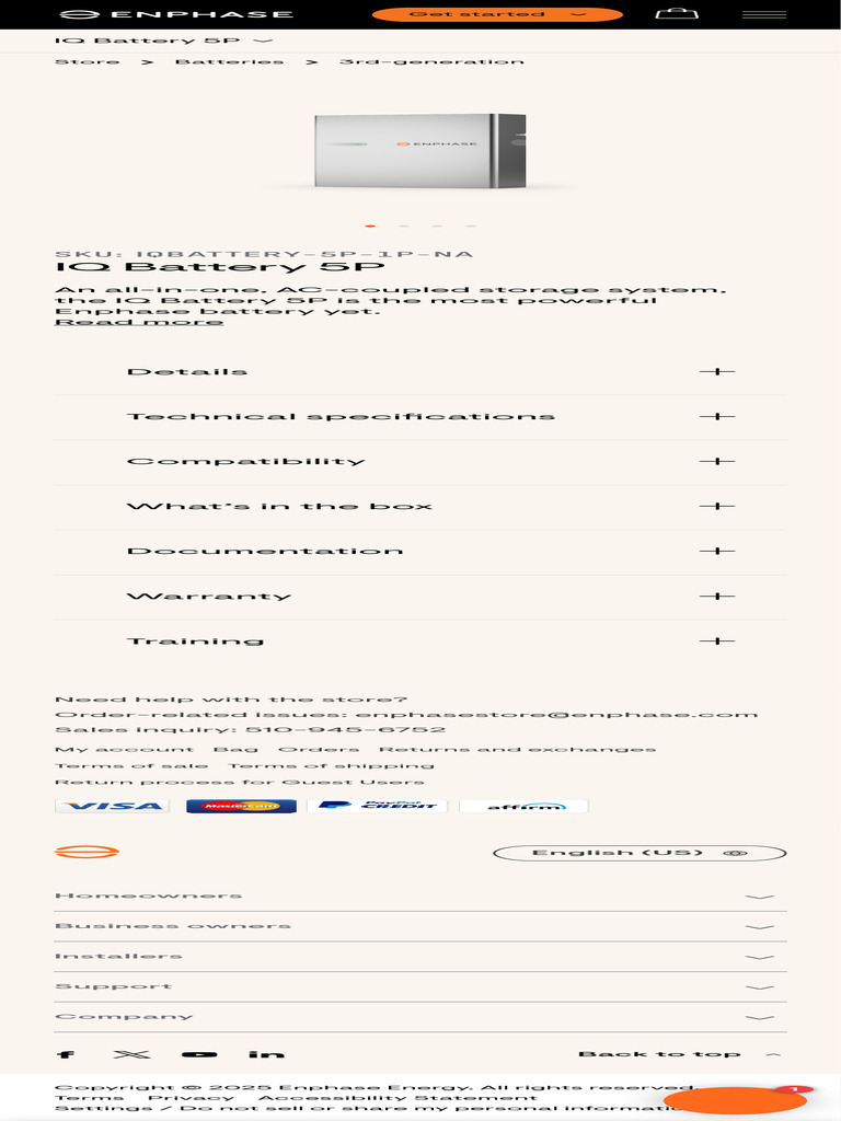 IQ Battery 5P Enphase | PDF