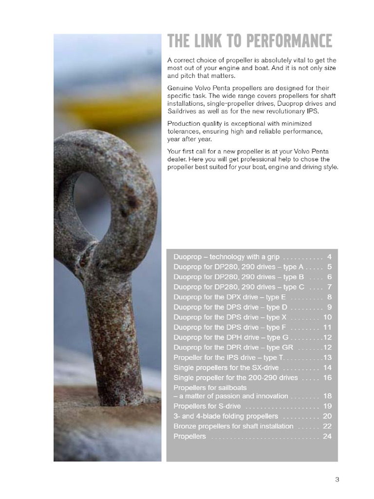 Volvo Penta Propeller Guide | PDF