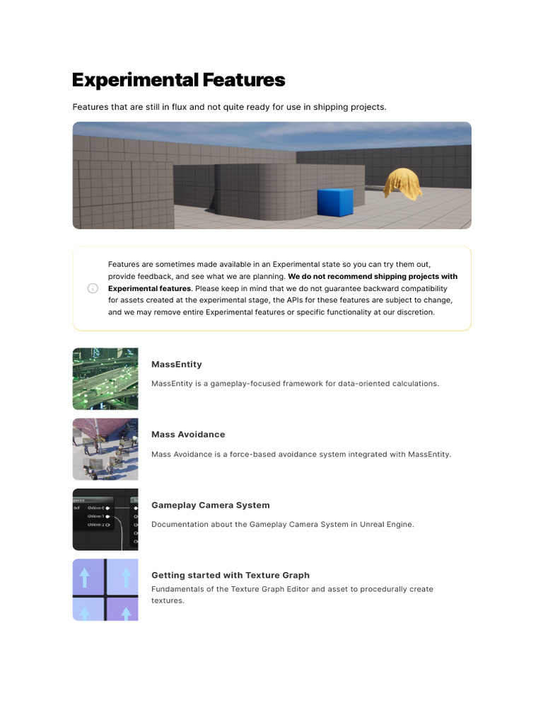 005 Experimental Features | PDF | Texture Mapping | Computing