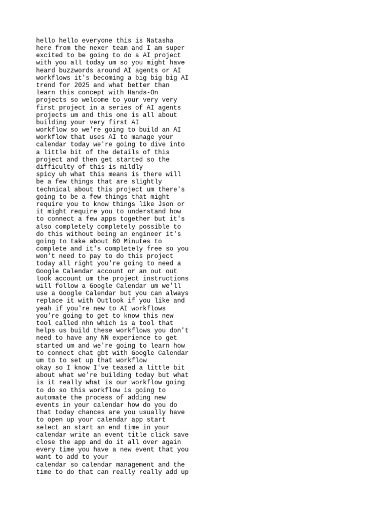 (English (Auto-Generated) ) Build Your First AI Workflow - Free, Easy ...