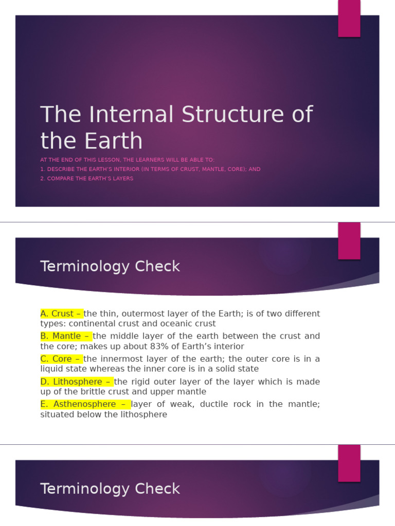 Earth's Internal Structure Explained | PDF | Earth | Physical Sciences