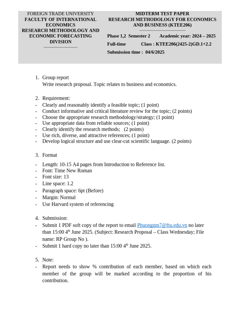 Group Report Research Proposal | PDF