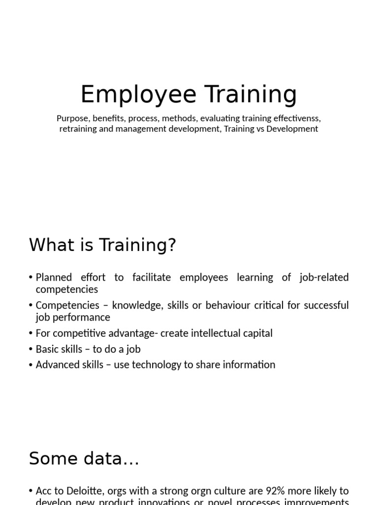Employee Training | PDF | Employee Retention | Learning