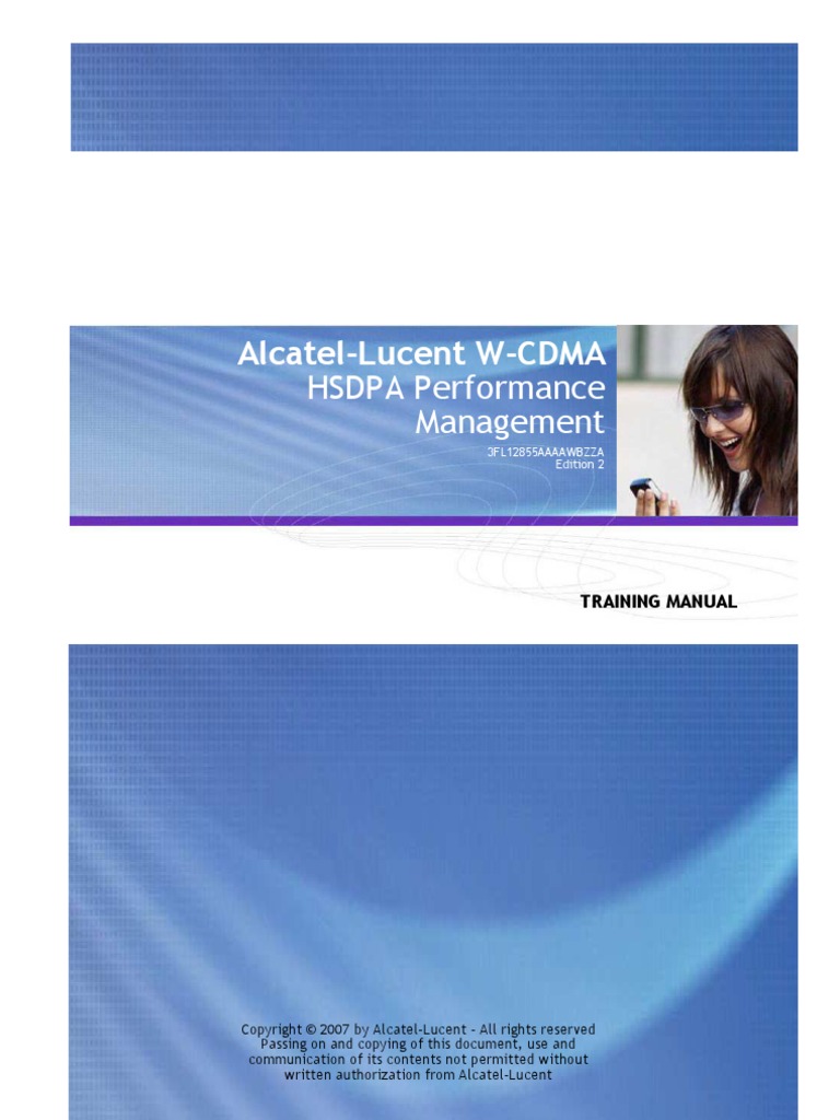 HSDPA Performance Management | PDF | High Speed Packet Access | Physical Layer Protocols