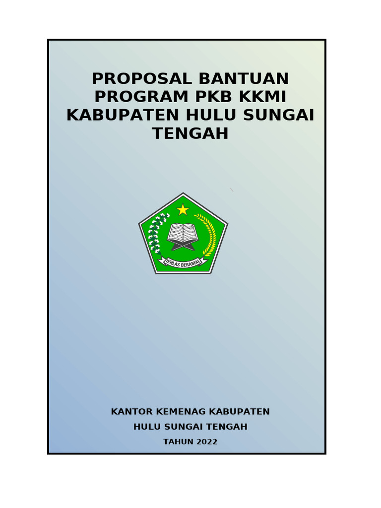 Draf Proposal KKM New | PDF