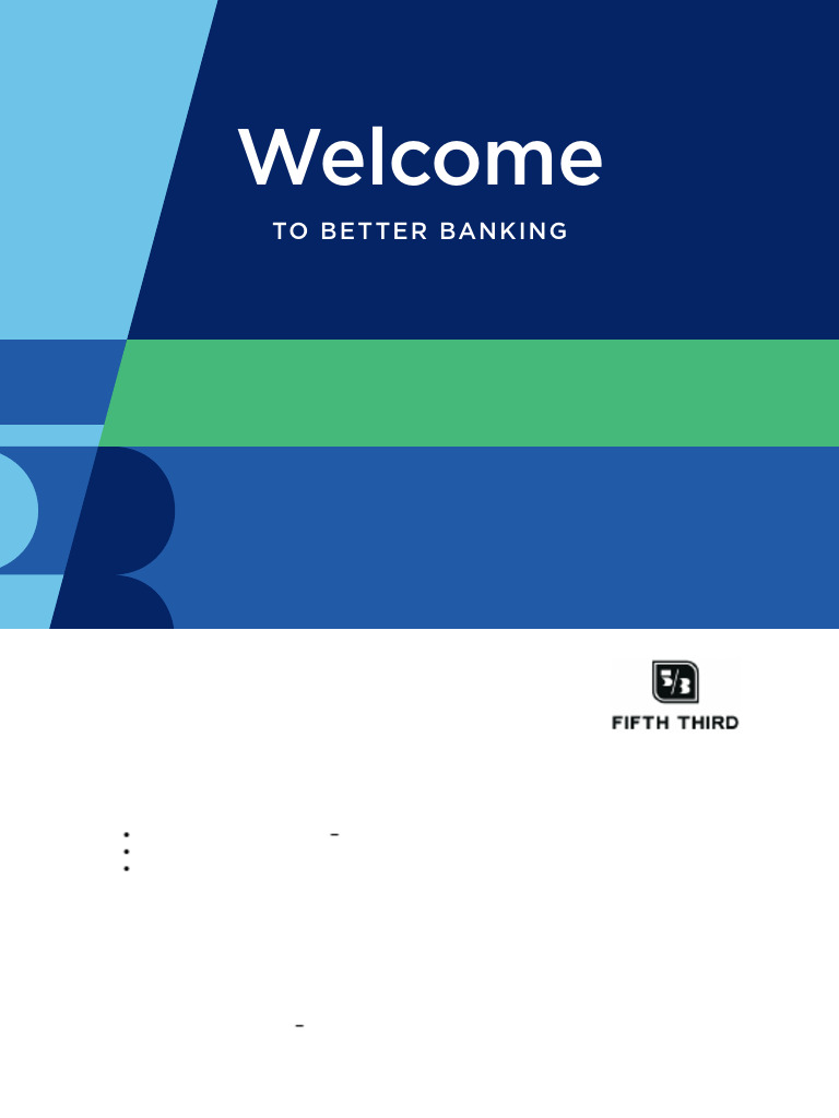 Important Updates to Fifth Third Accounts | PDF | Overdraft | Credit Card