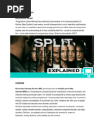 Psychological Analysis of "Split" Film | PDF | Psychological Trauma ...