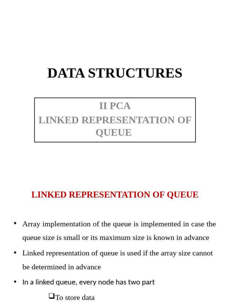 Data Structures - Queue2 | PDF | Queue (Abstract Data Type) | Pointer (Computer Programming)