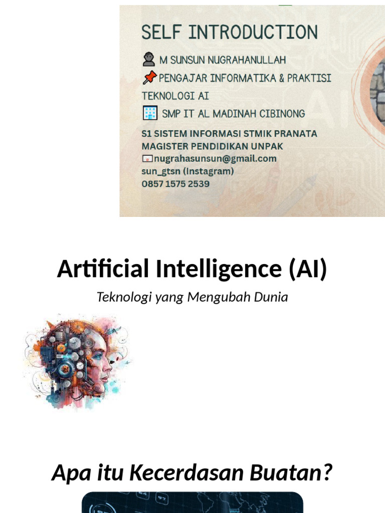 Materi Artificial Intelligence (AI | PDF