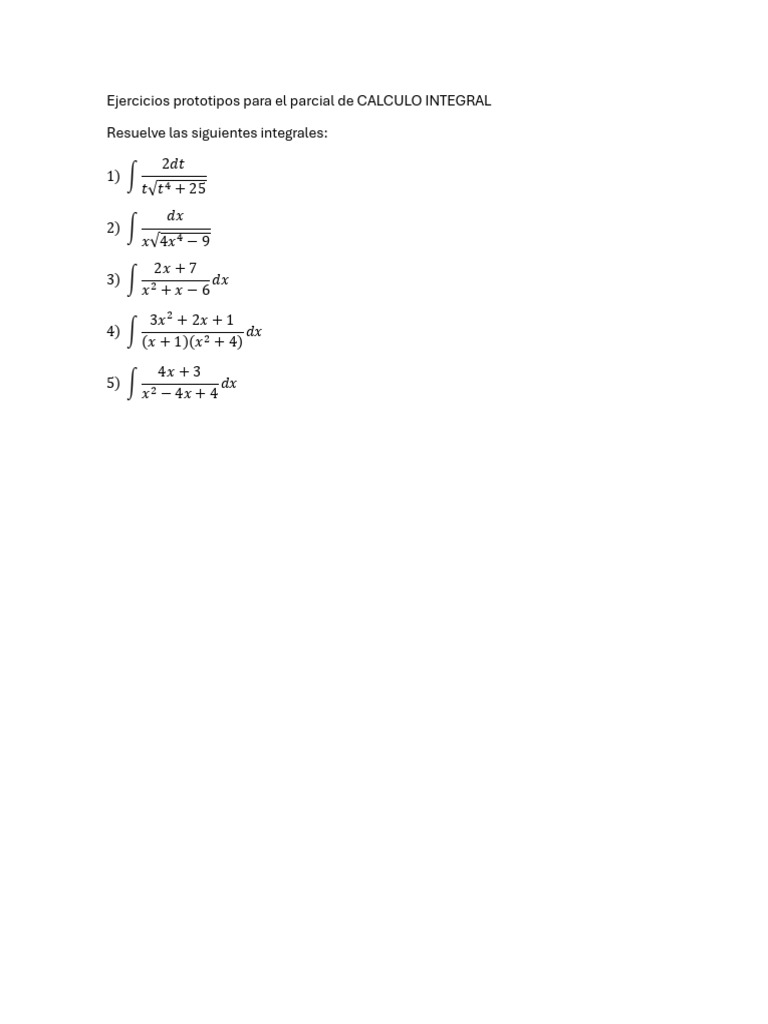 Segundo Corte Calculo Integral v1 | PDF