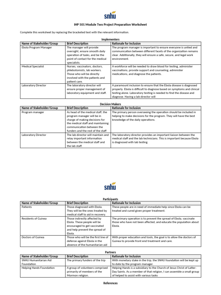 Ebola Program Stakeholder Overview | PDF | Clinical Medicine | Medical ...