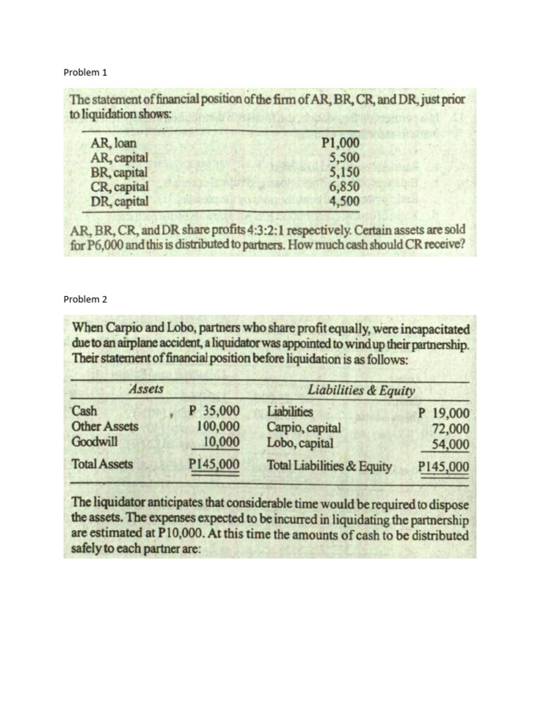 Practice Set Installment | PDF