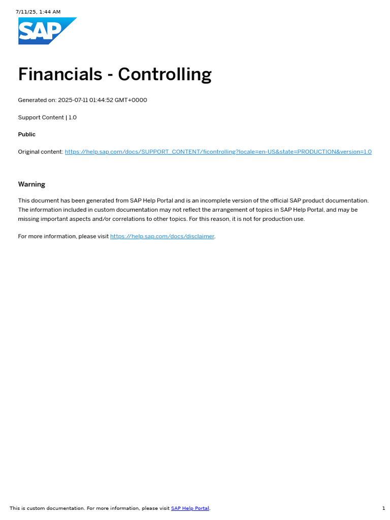 Overhead Cost Controlling Expert Content Page | PDF | Cost Accounting ...
