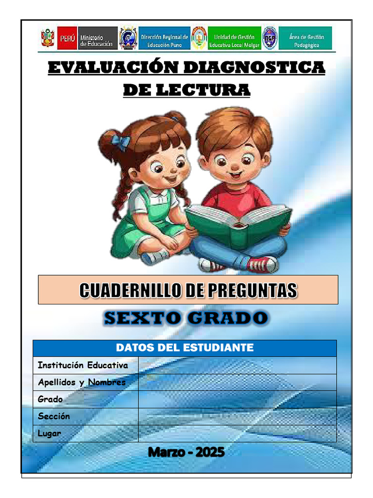 Evaluación Diagnóstica de Lectura Escolar | PDF | Textiles | Lana