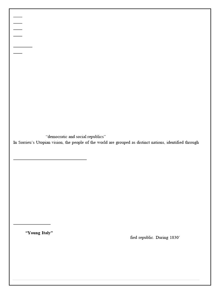 Key Notes (History) - Chapter-1 - The Rise of Nationalism in Europe ...