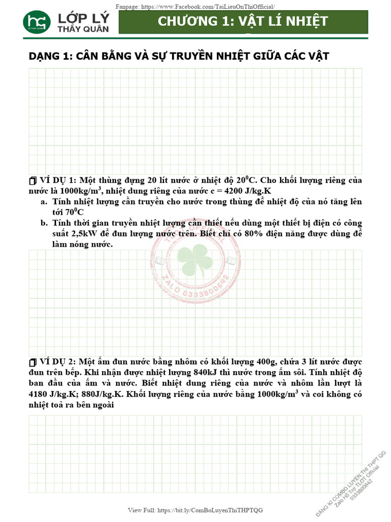 Dang 1 Su Truyen Nhiet Va Can Bang Nhiet | PDF