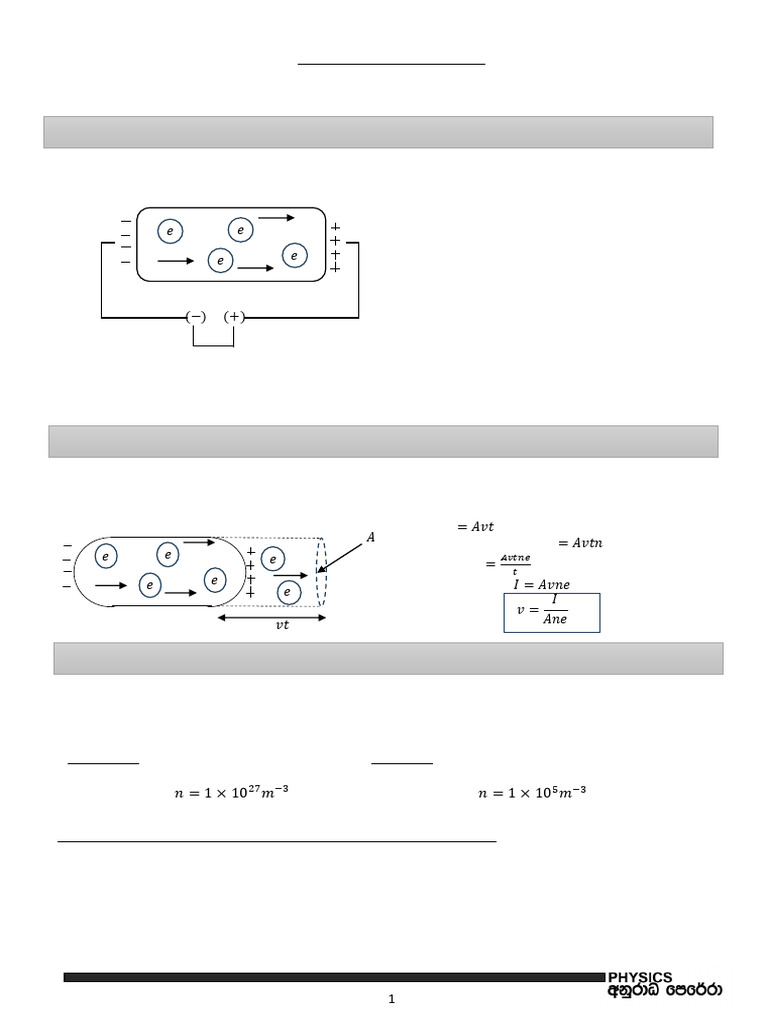 Understanding Electric Current and Resistance | PDF | Electrical ...